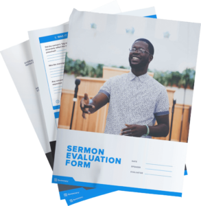 Sermon Evaluation Form - Sermonary