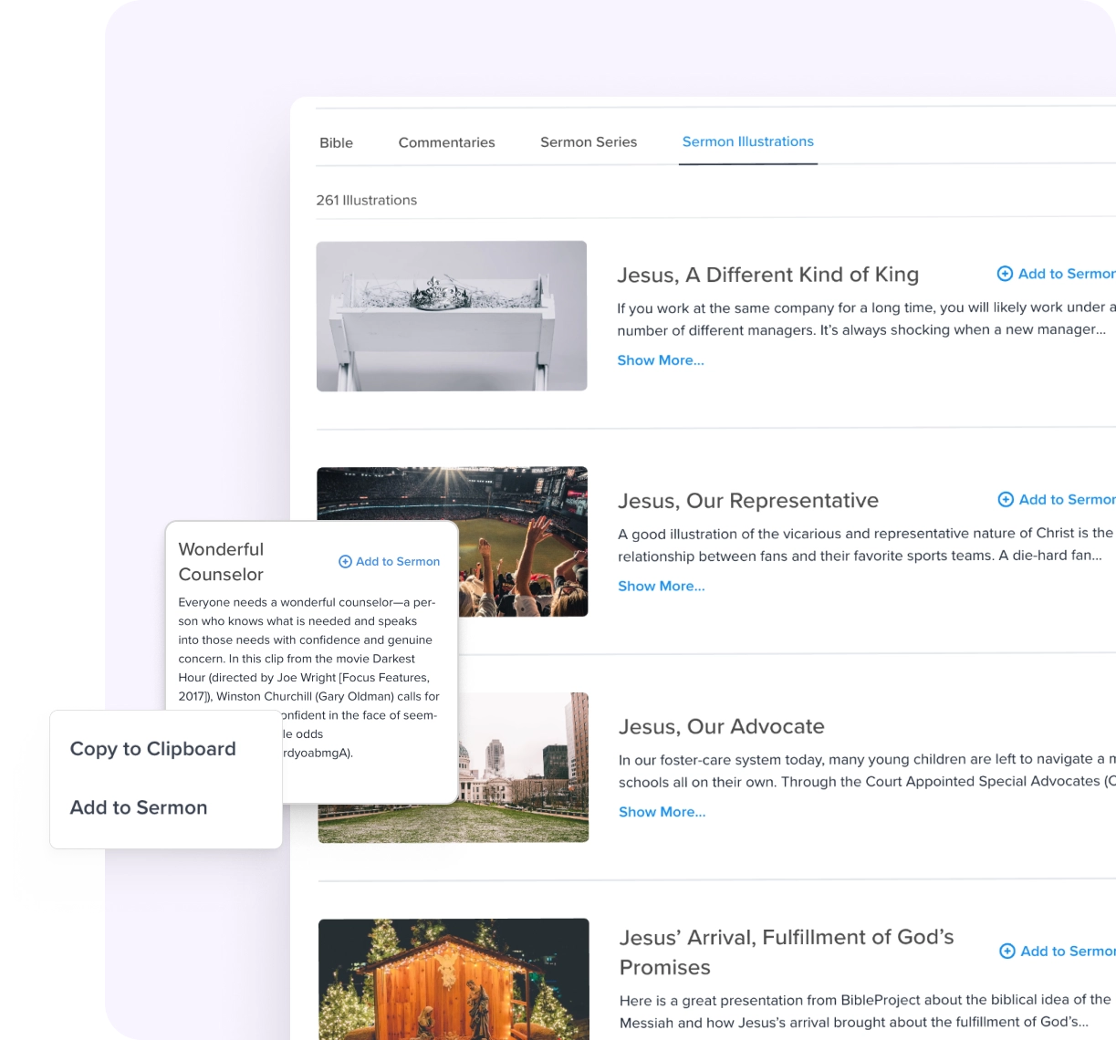 Research Suite - Sermonary