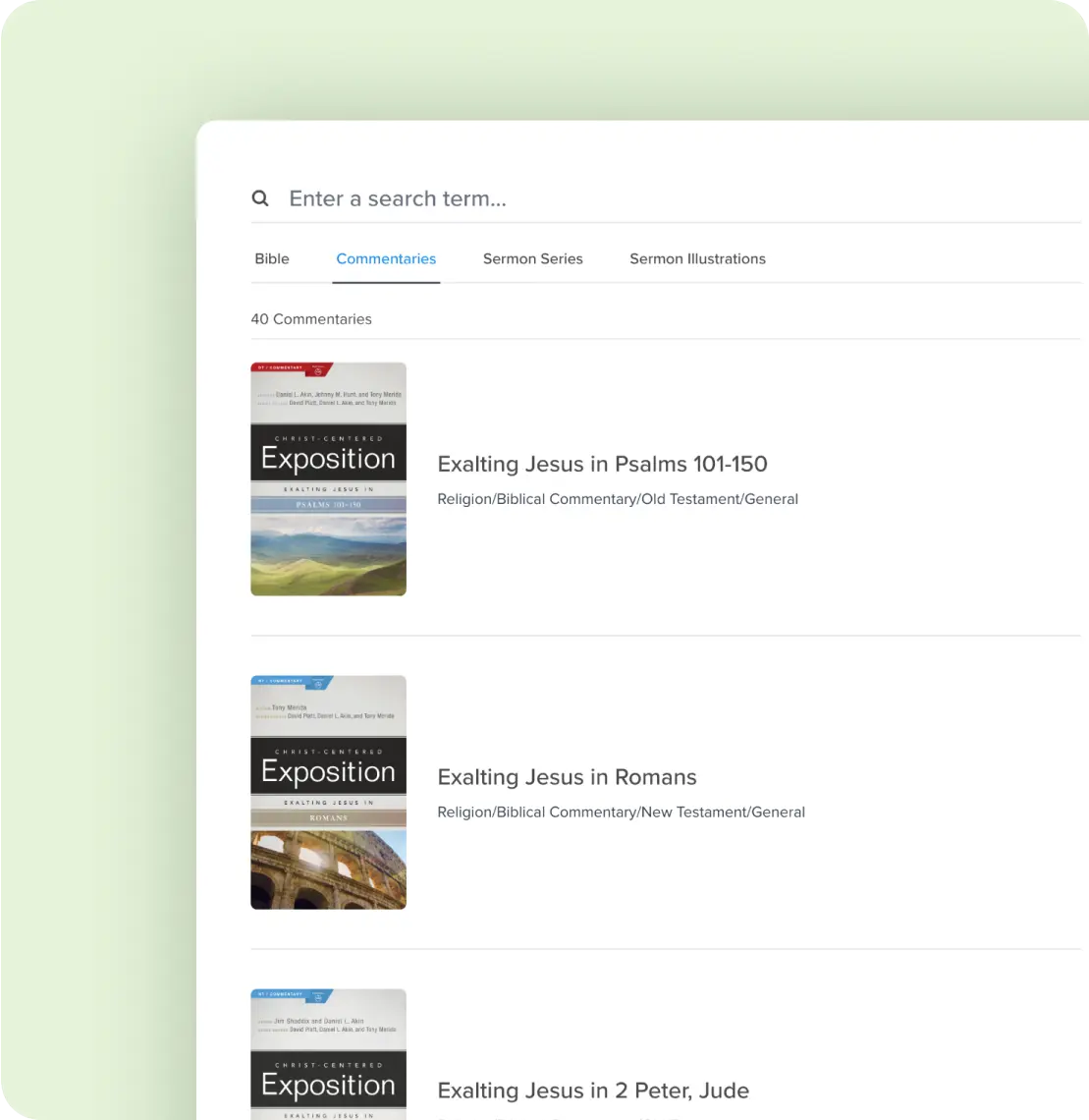 Research Suite - Sermonary