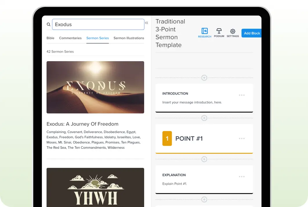 Research Suite - Sermonary